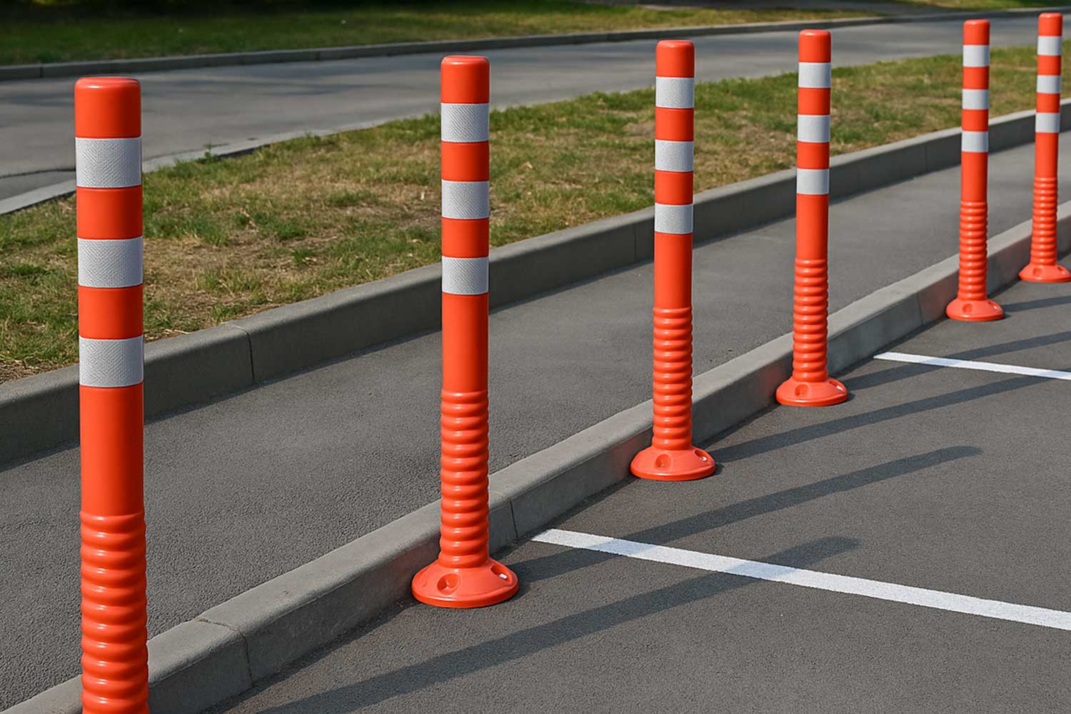 Gumeni parkirni fleksibilni stupić - Stoparking